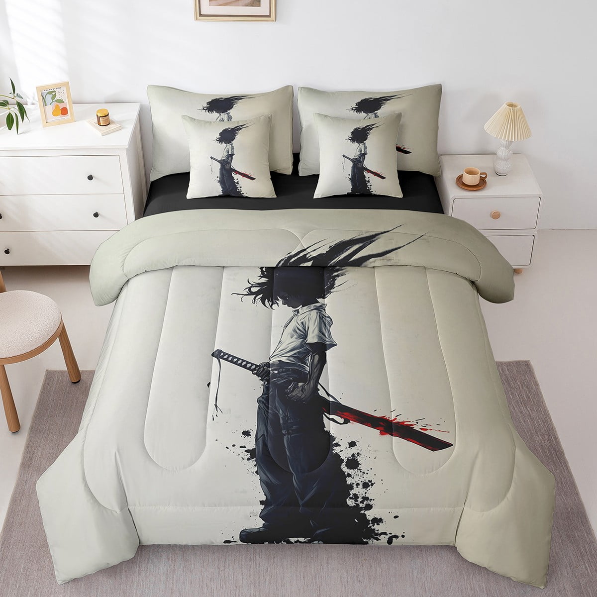 Erosebridal Anime Bedding Sets Full Size, Japanese Style Comforter Sets ...
