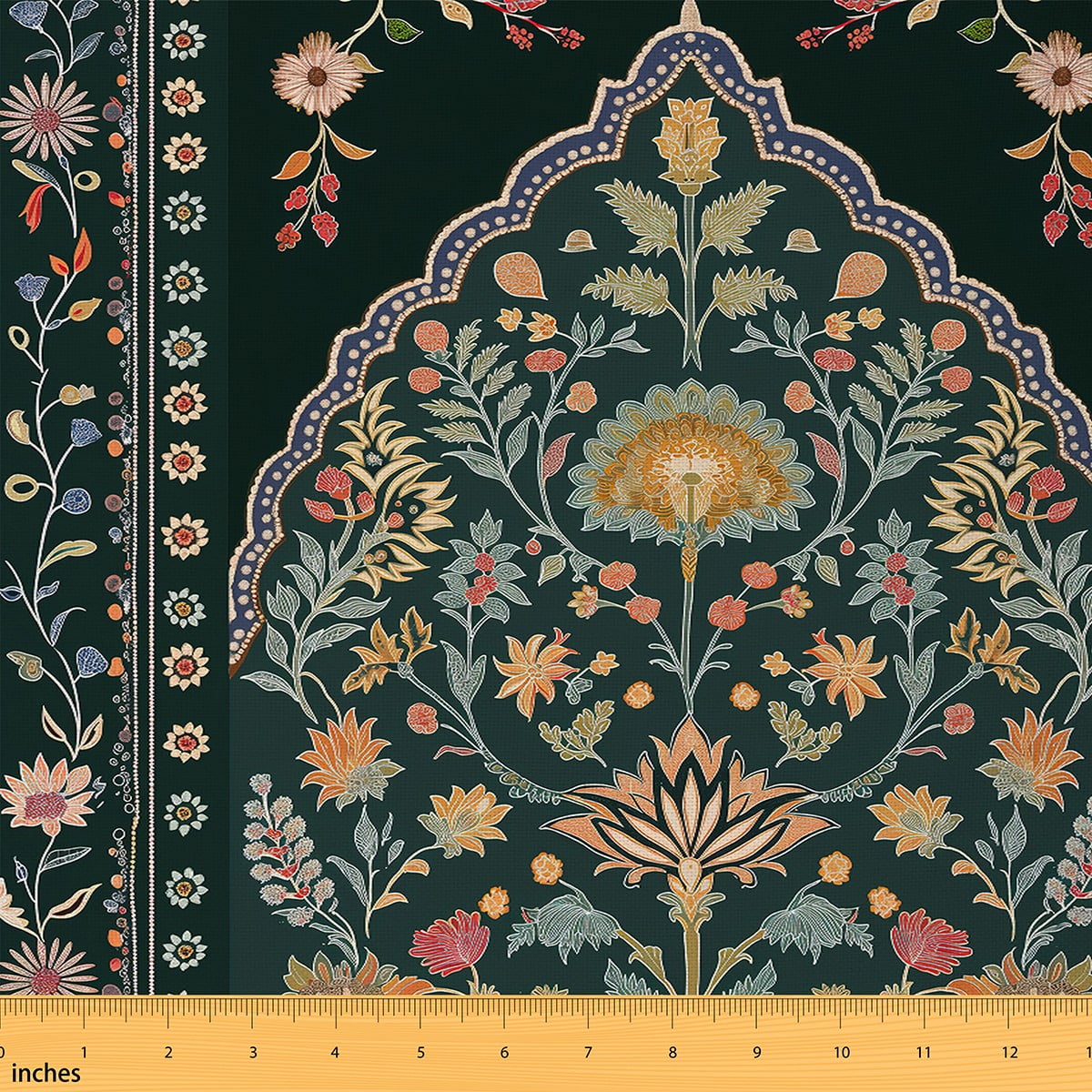 Erosebridal Antique Florals Fabric By The Yard, Bohemian Craft Patchwork Upholstery Fabric ...