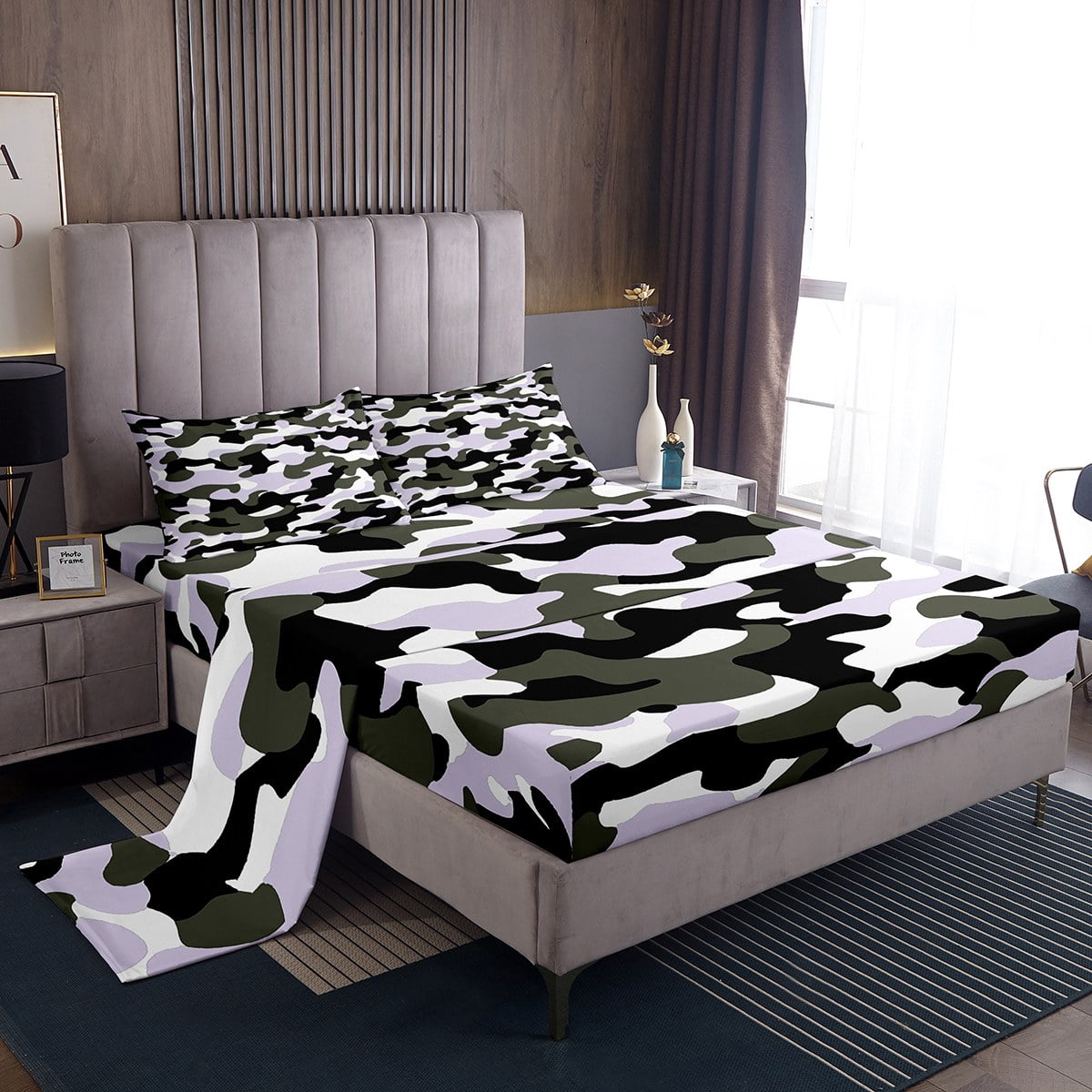 Erosebridal Army Camouflage Twin Sheet Sets, Thistle Bedding Twin Size ...