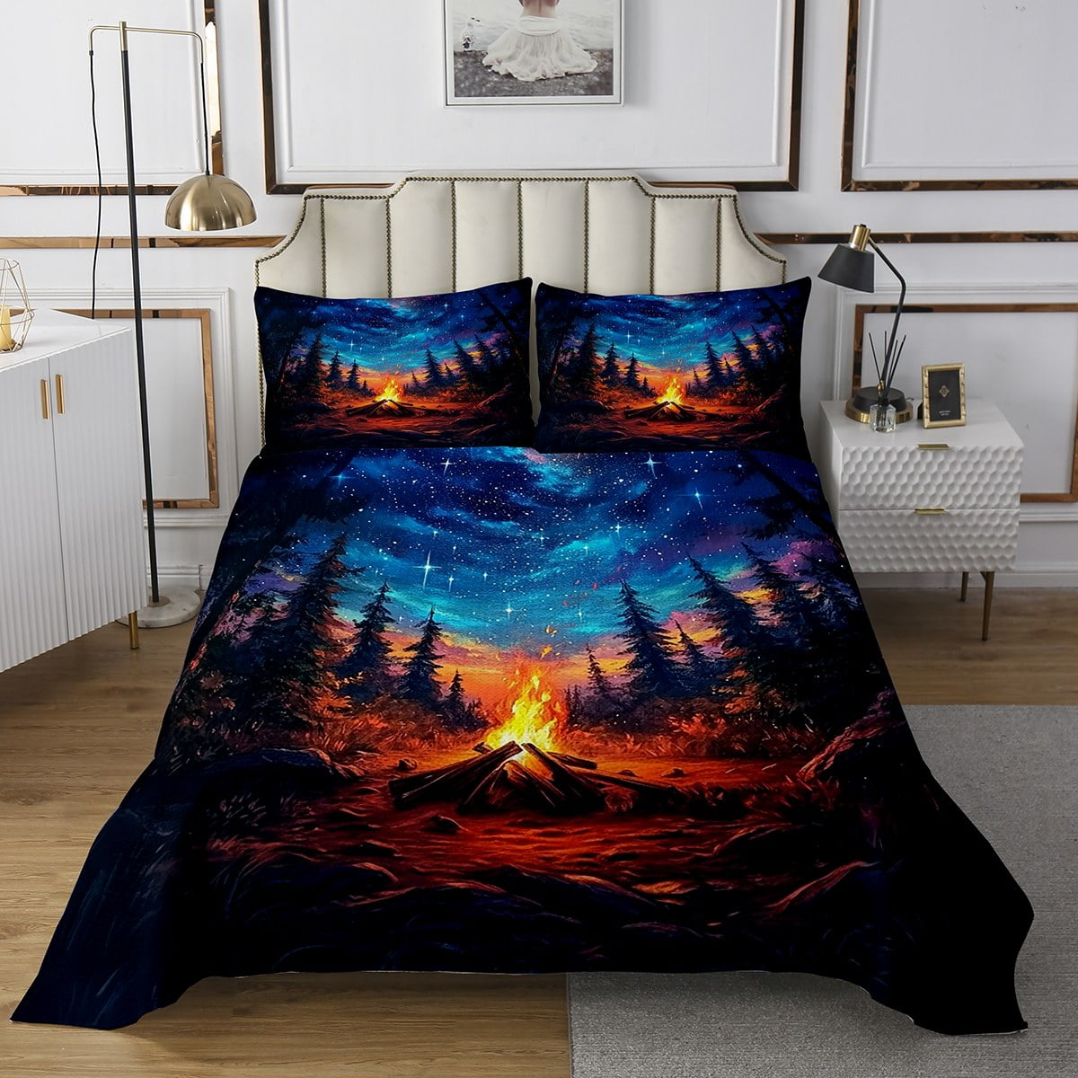 Erosebridal Aurora Camping Quilt Set Twin Size,RV Camper Bedding Sets ...