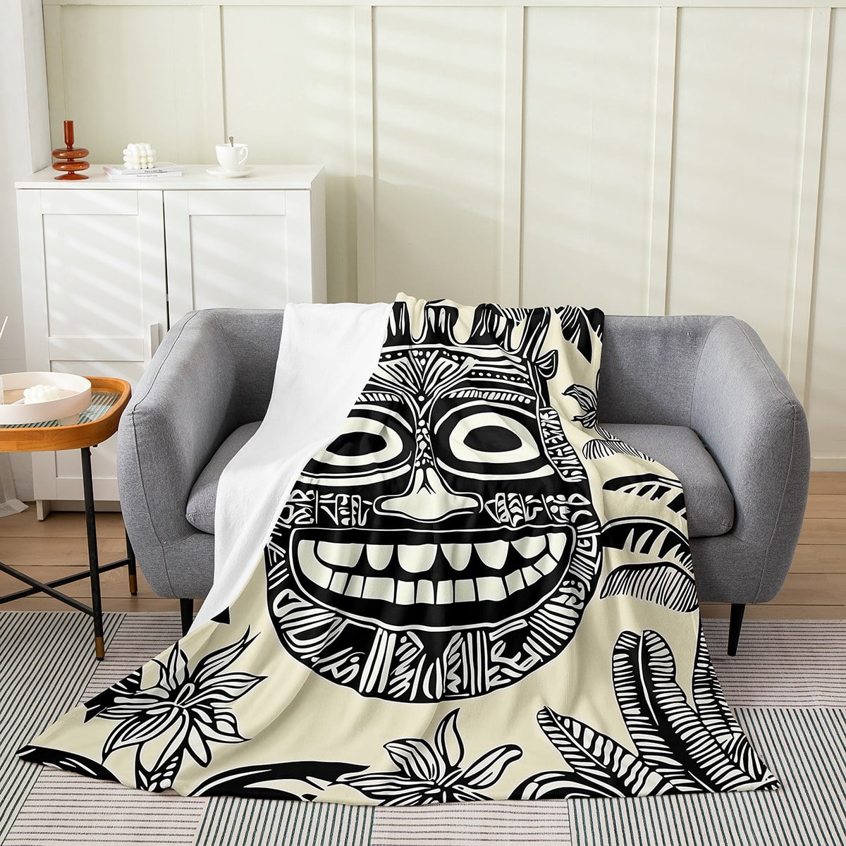 Erosebridal Bar Holiday Throw Blanket for Couch, Tropic Bar Party Plush ...
