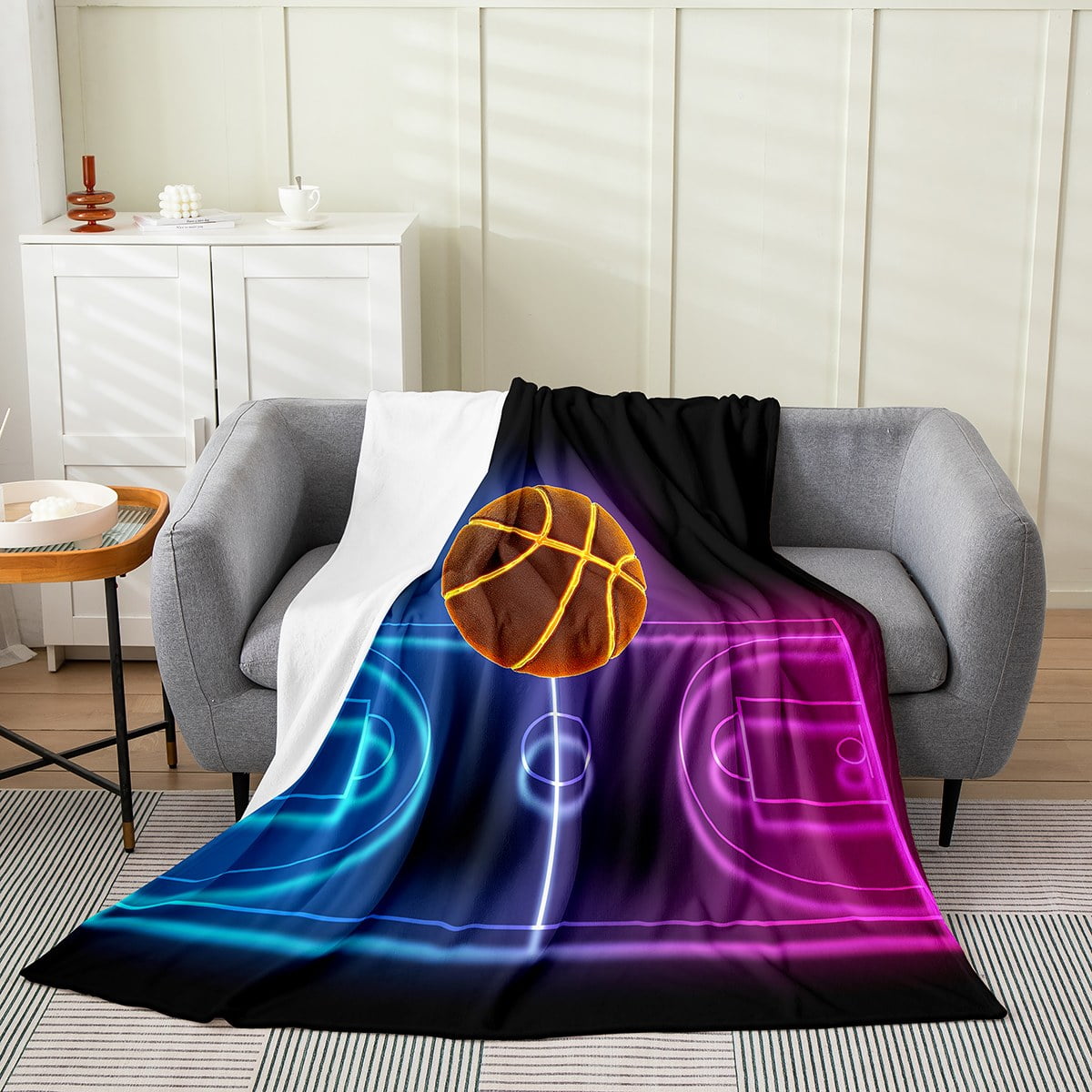 Erosebridal Basketball Throw Blanket for Couch 30x40,Gradient ...