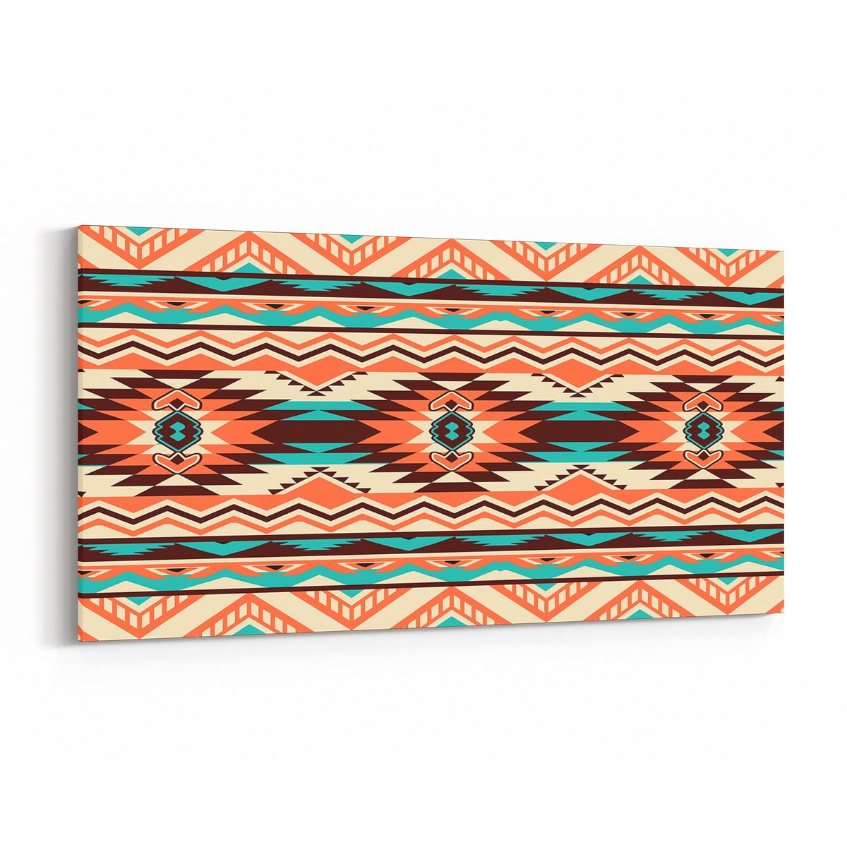 Erosebridal Bohemian Aztec Paintings Wall Decor Framed 58x29, Exotic ...