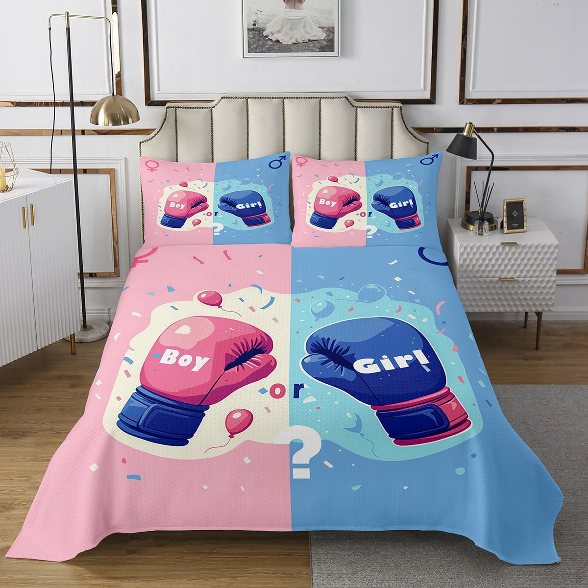 Erosebridal Boxing Sport 100% Cotton Duvet Cover King Size, Fighting ...