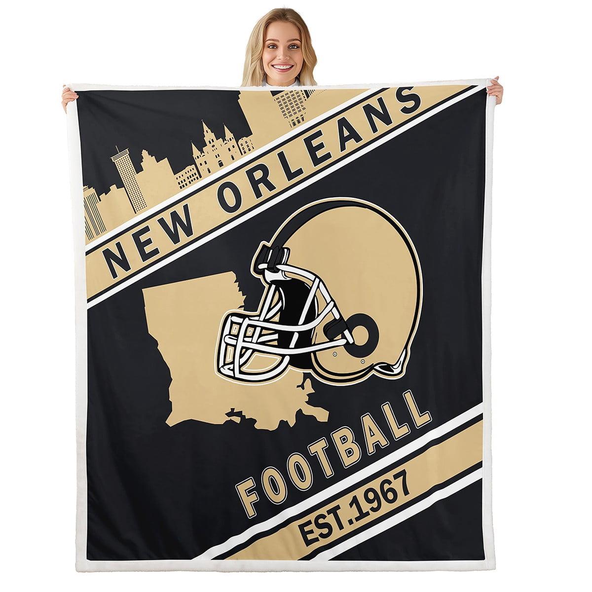 Erosebridal Sports Throw Blanket for Couch Teens, American Football ...