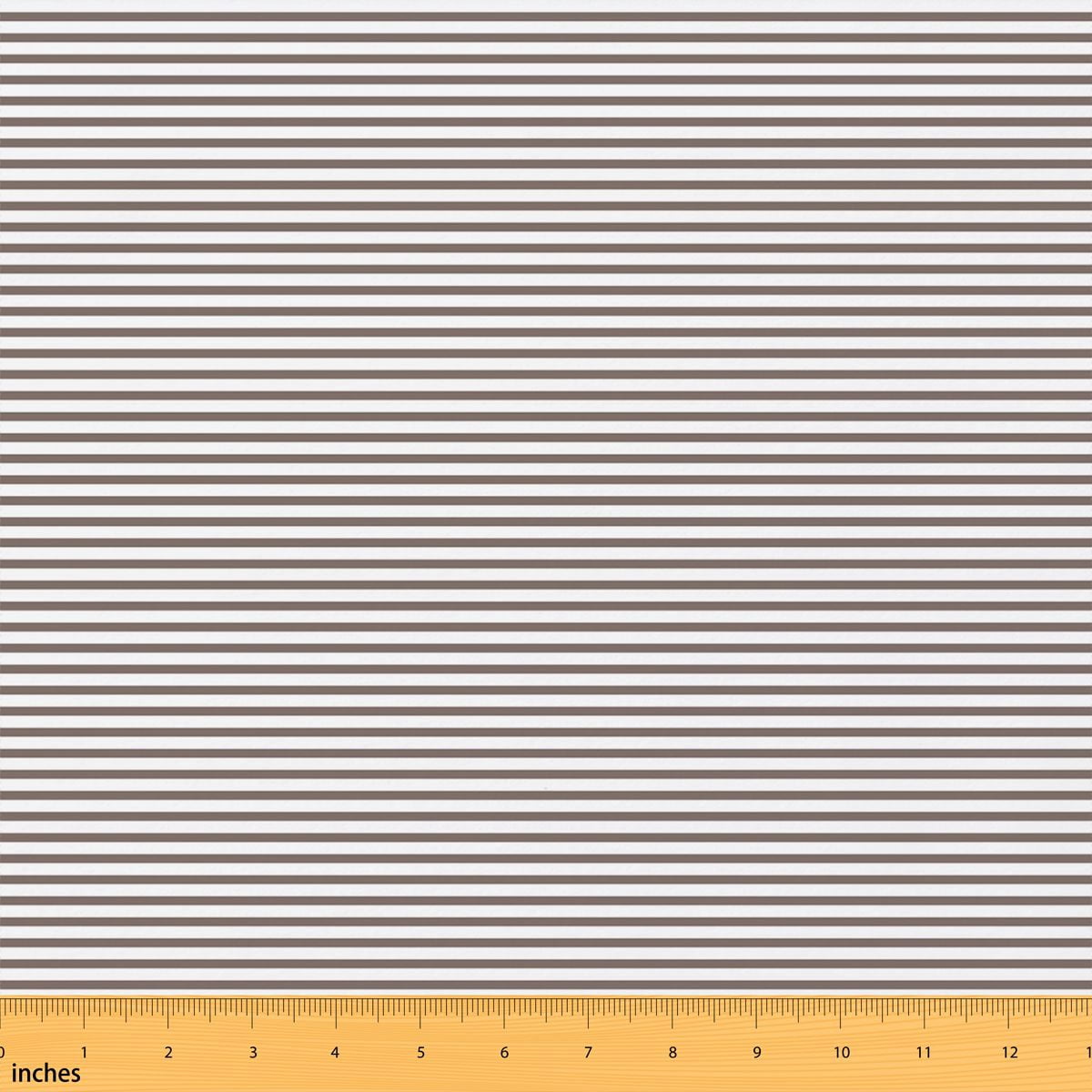 Erosebridal Brown Stripe Fabric by the Yard 2 Yards for Girls Boys ...