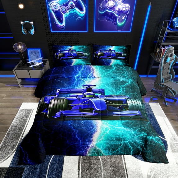 Erosebridal Car Theme Bedding Sets Full with Comforter, Racing Car ...