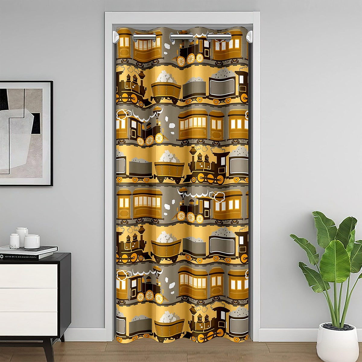 Erosebridal Cartoon Rail Door Curtain For Doorways 42x84 ...