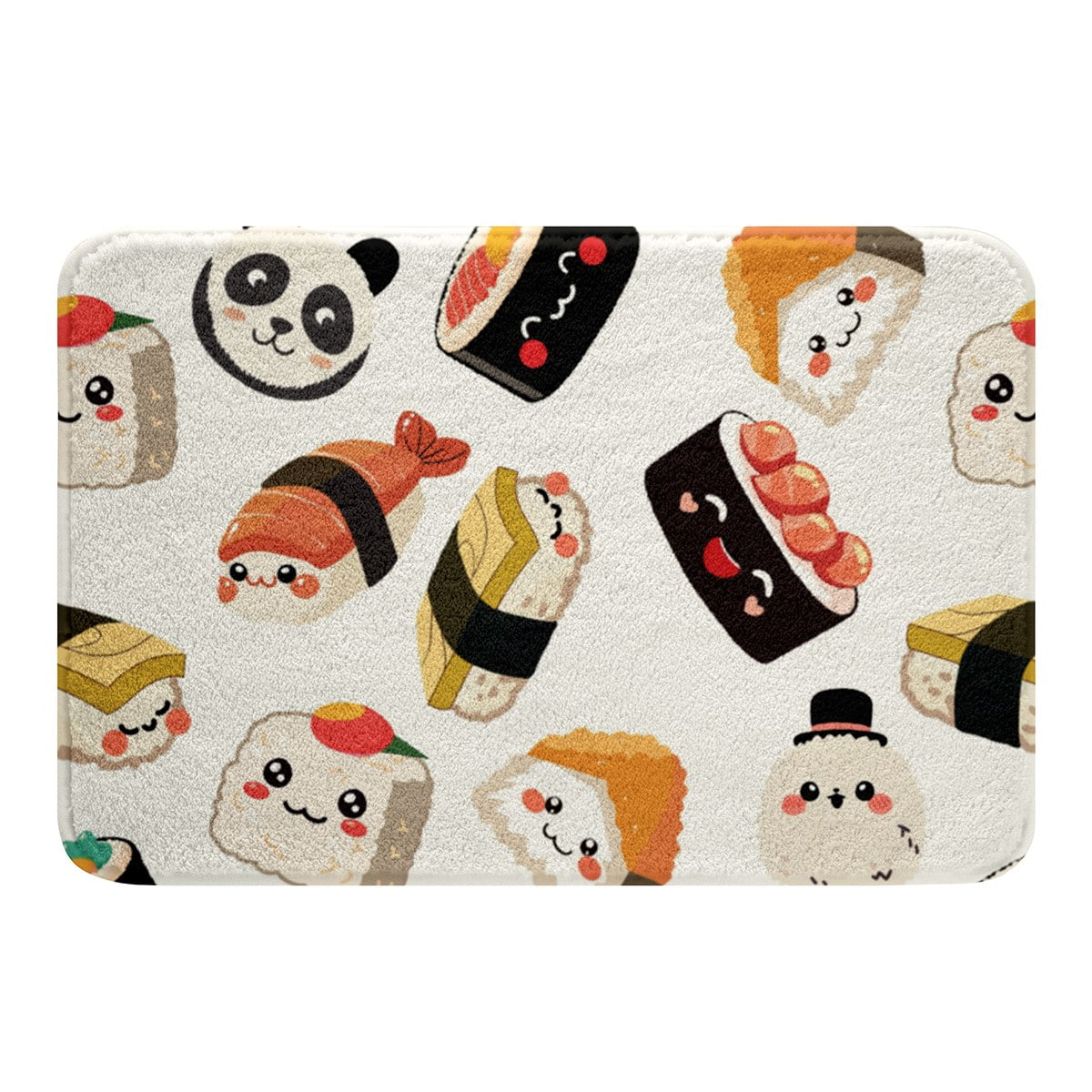 Erosebridal Cartoon Sushi Bathroom Rugs 16x24,Oriental Food Bathroom ...