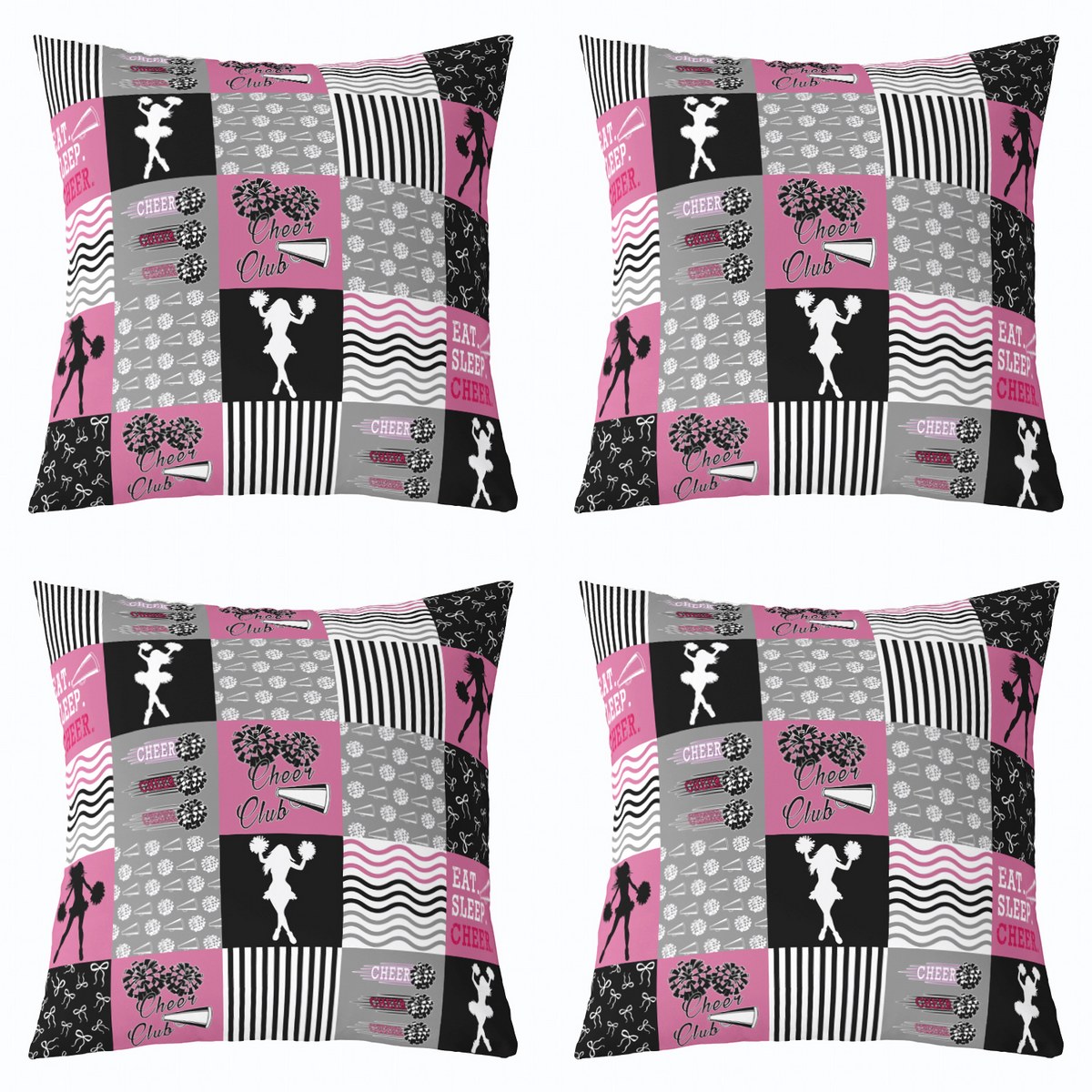 Erosebridal Cheerleading Cushion Covers For Sofa Set Of 4,Sport Dance ...