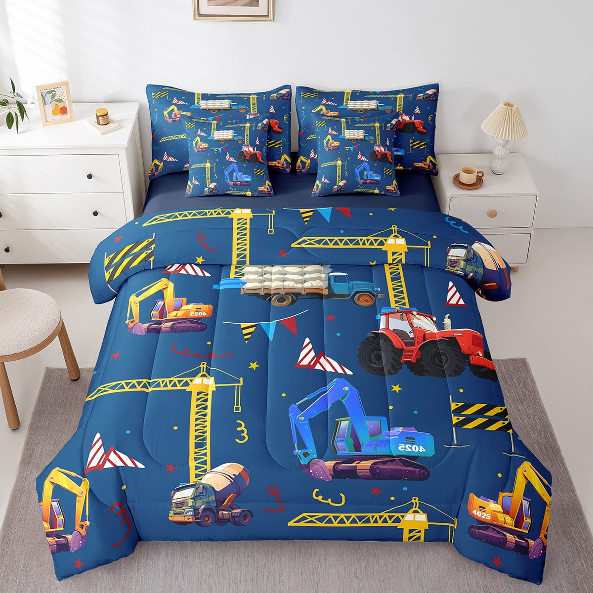 Erosebridal Construction Truck Bed in a Bag Full size, Rustic Tractor ...