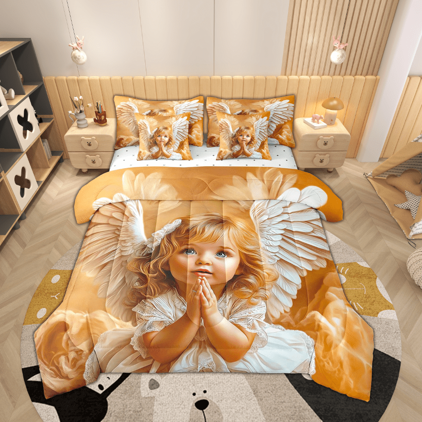 Erosebridal Cute Angel Bedding Sets Full Size , Fairy Wings Comforter ...
