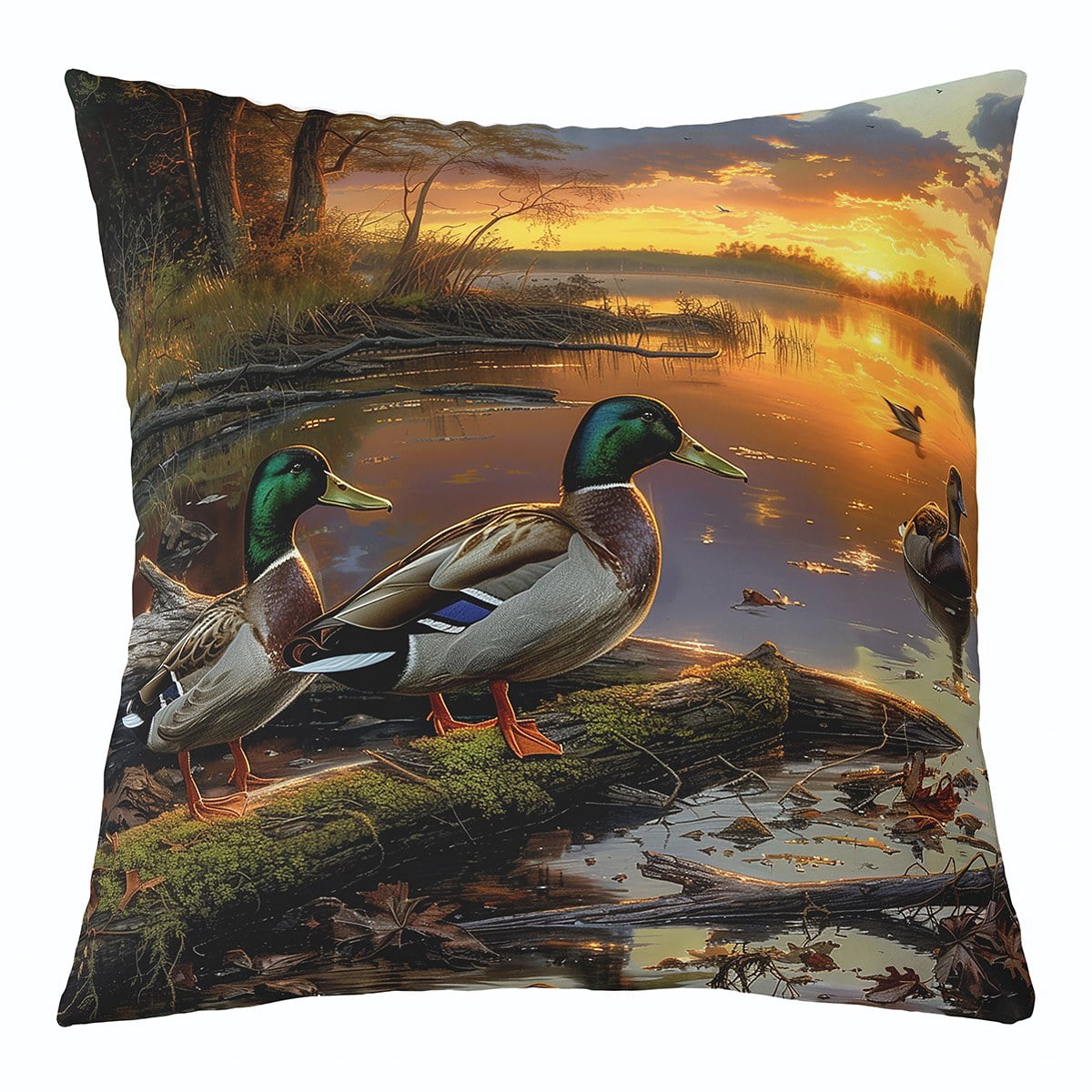 Erosebridal Duck Hunting Cushion Covers for Sofa Set,Cabin Farmhouse ...