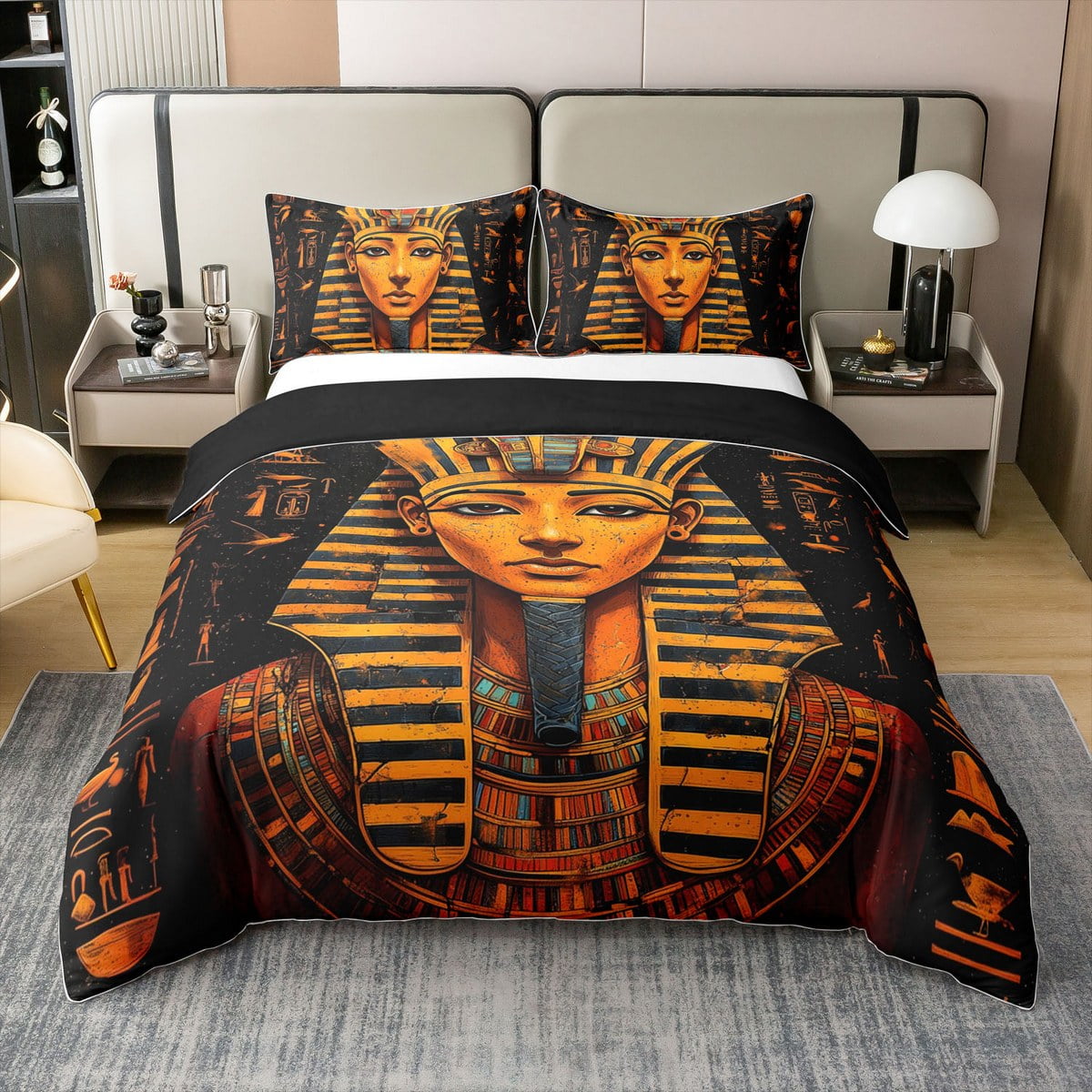 Erosebridal Egyptian Pharaoh 100% Cotton Comforter Cover Full, Egypt ...