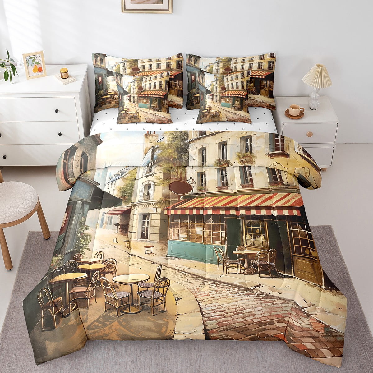 Erosebridal European Style Bedding Sets Twin Size,Nature Scenery ...