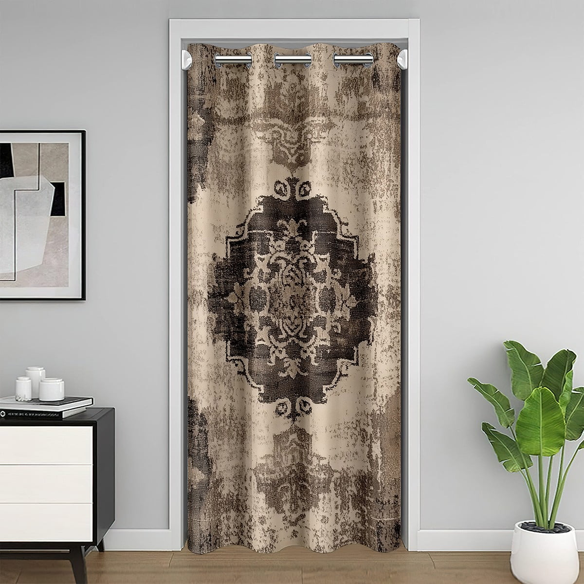 Erosebridal Exotic Style Door Curtain For Doorways 80"x59",Baroque ...