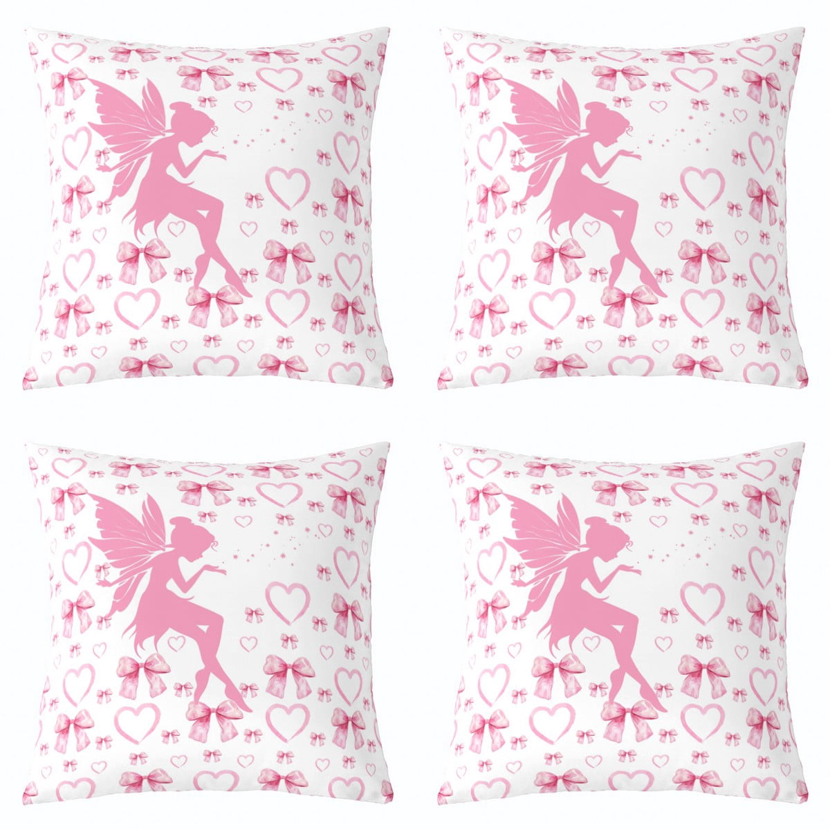 Erosebridal Fairy Elf Cushion Covers for Sofa,Bow Tie Throw Pillow ...