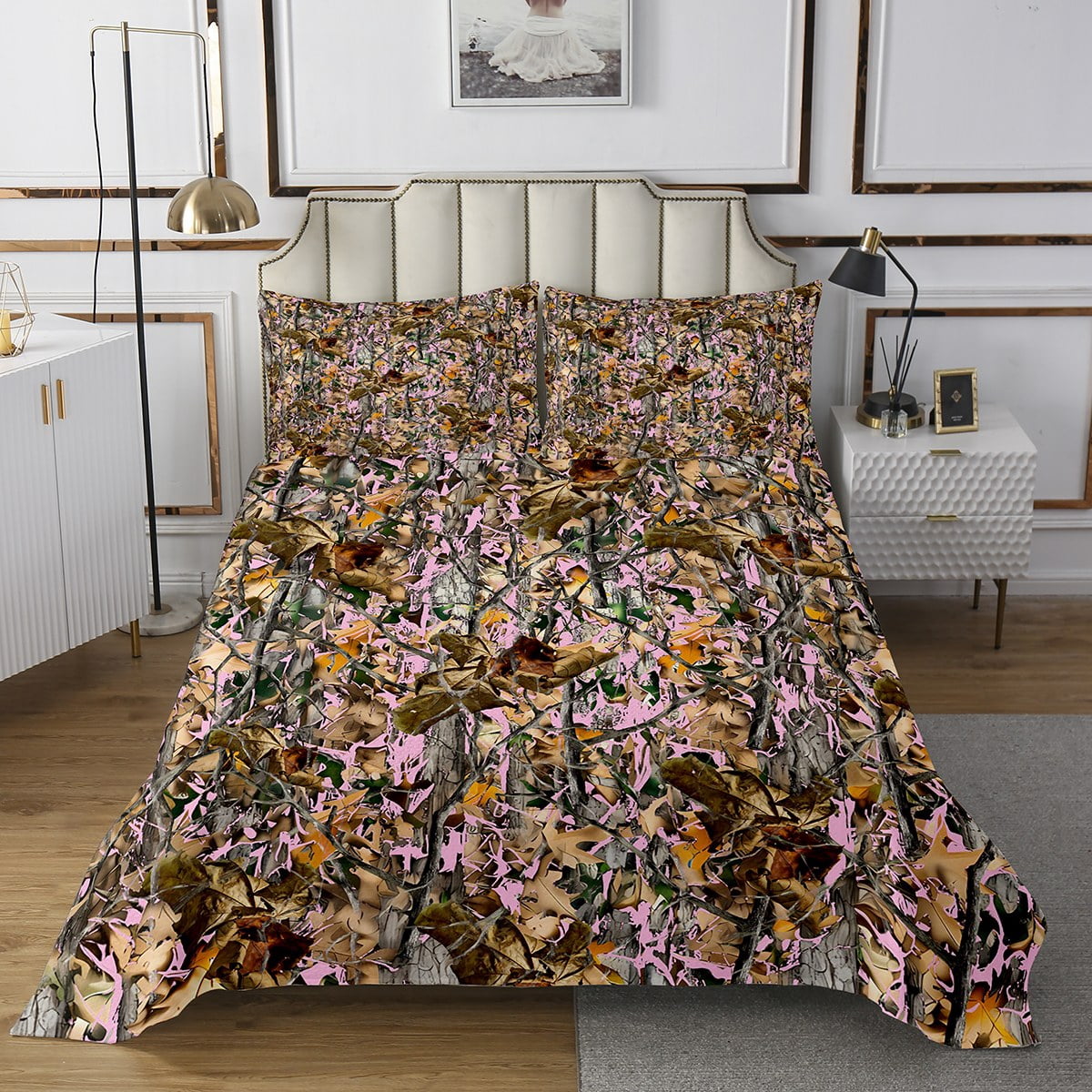 Erosebridal Fall Branches Bedspread Sets Twin Size, Woodland Brich Bed ...