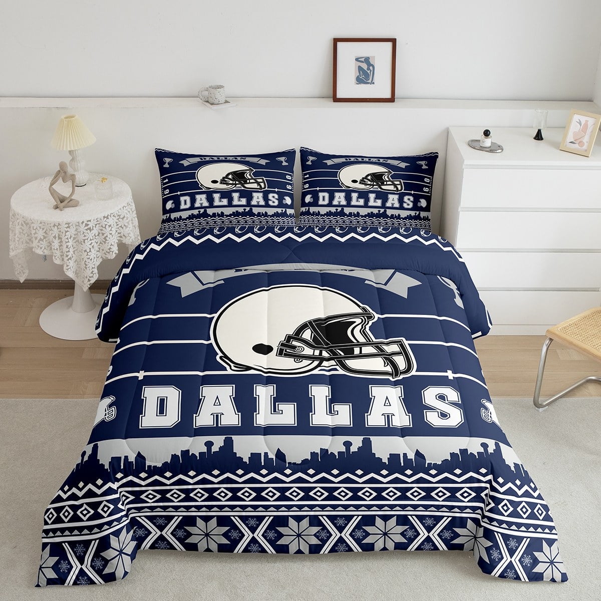 Erosebridal Football Comforter Set King Size Teens Adults,American ...