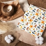 Erosebridal Fox Squirrel Print 100% Cotton Fabric by the Yard 2 Yards ...