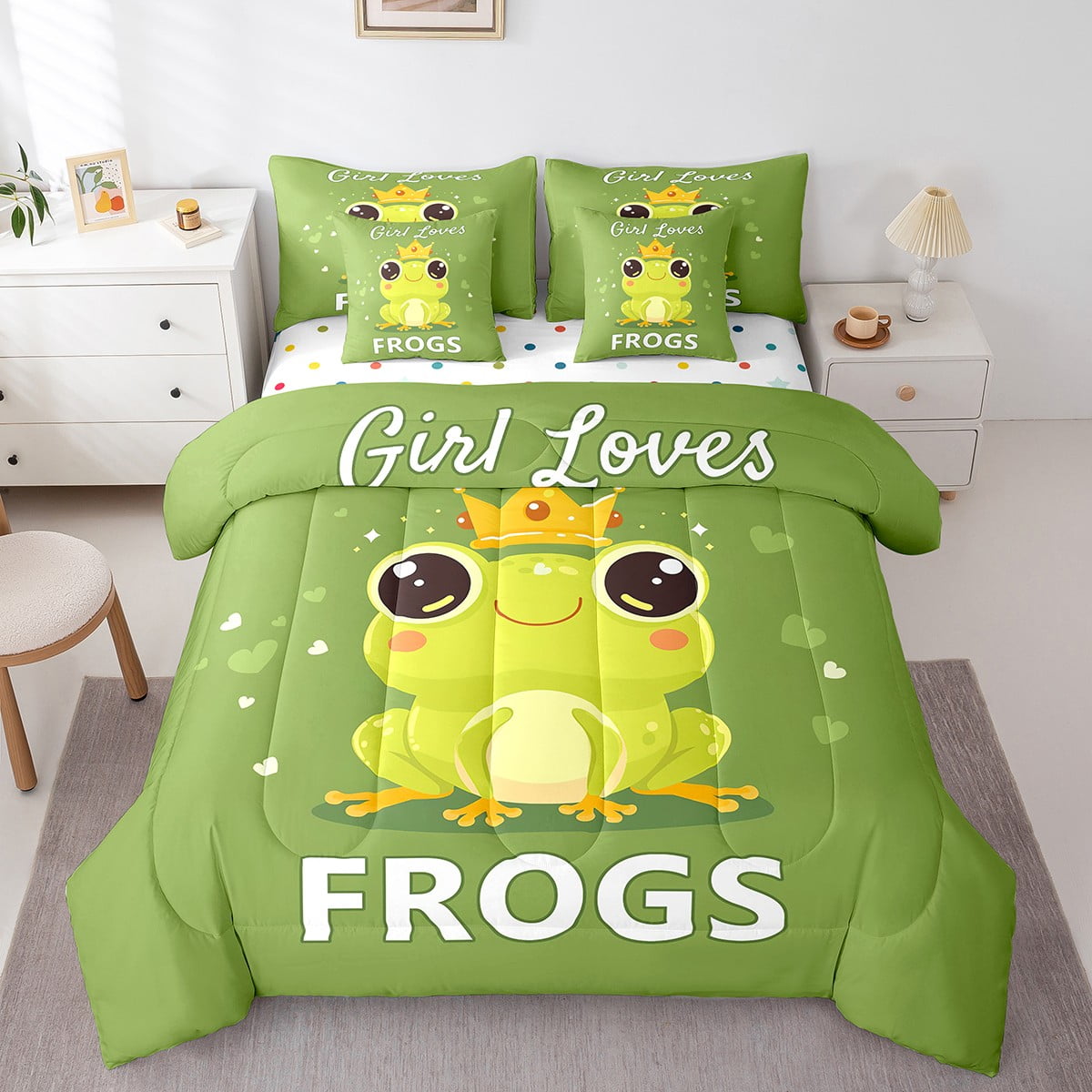 Erosebridal Frog Prince Bedding Full Size, Fairy Tale Bedding Sets Full ...