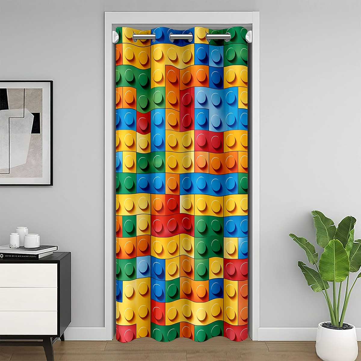 Erosebridal Funny Building Blocks Door Curtain Panel 42x80 , Room ...