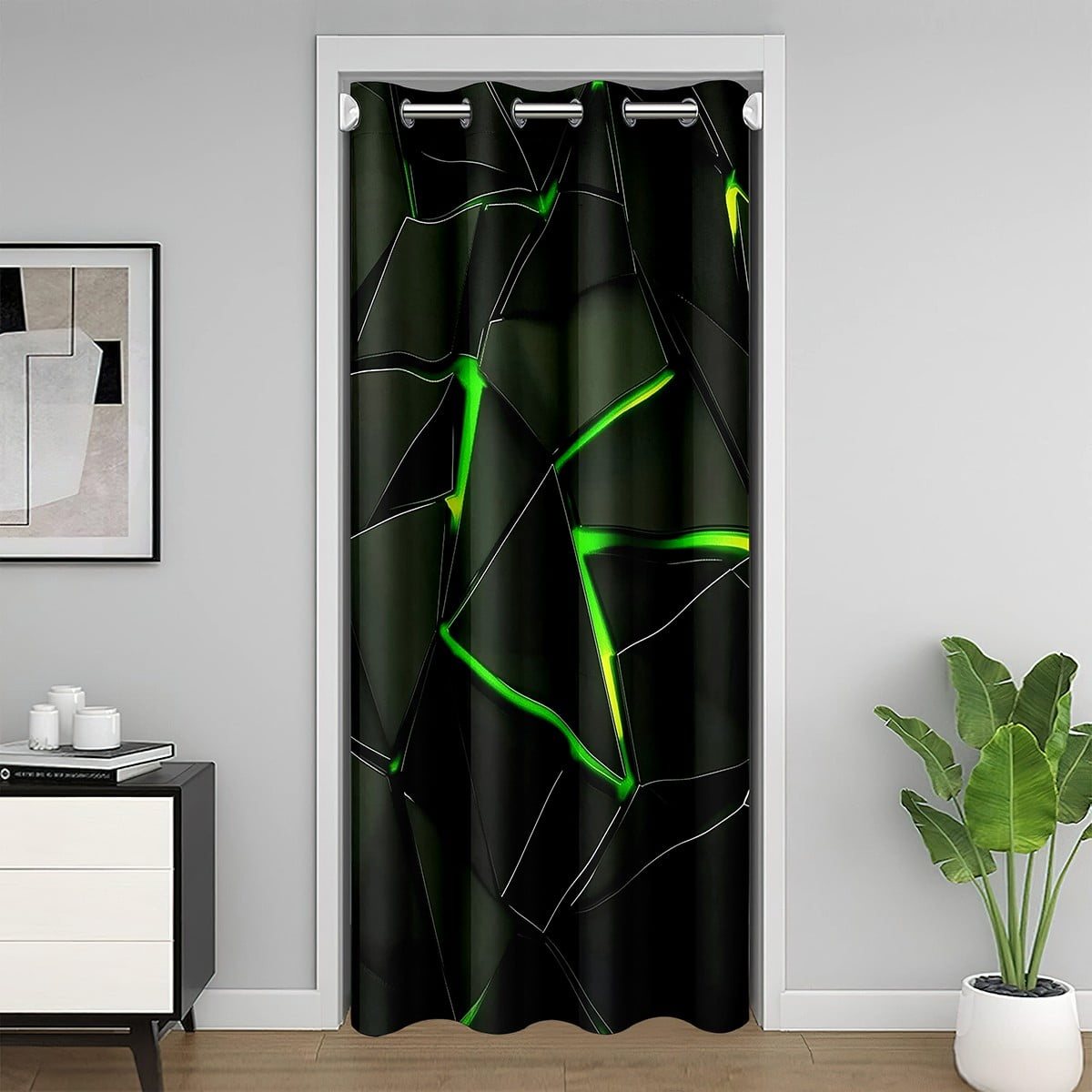 Erosebridal Futuristic Triangle Door Curtain For Doorways 34x80 ...