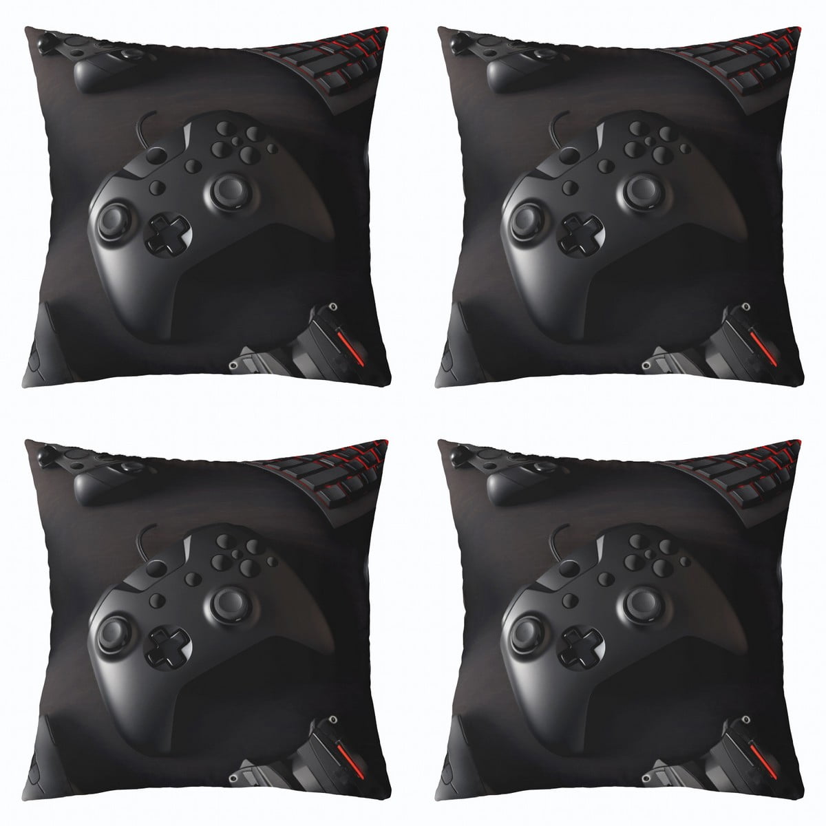 Erosebridal Gamer Reversible Throw Pillow Covers 20 x 20-Inch Gaming ...