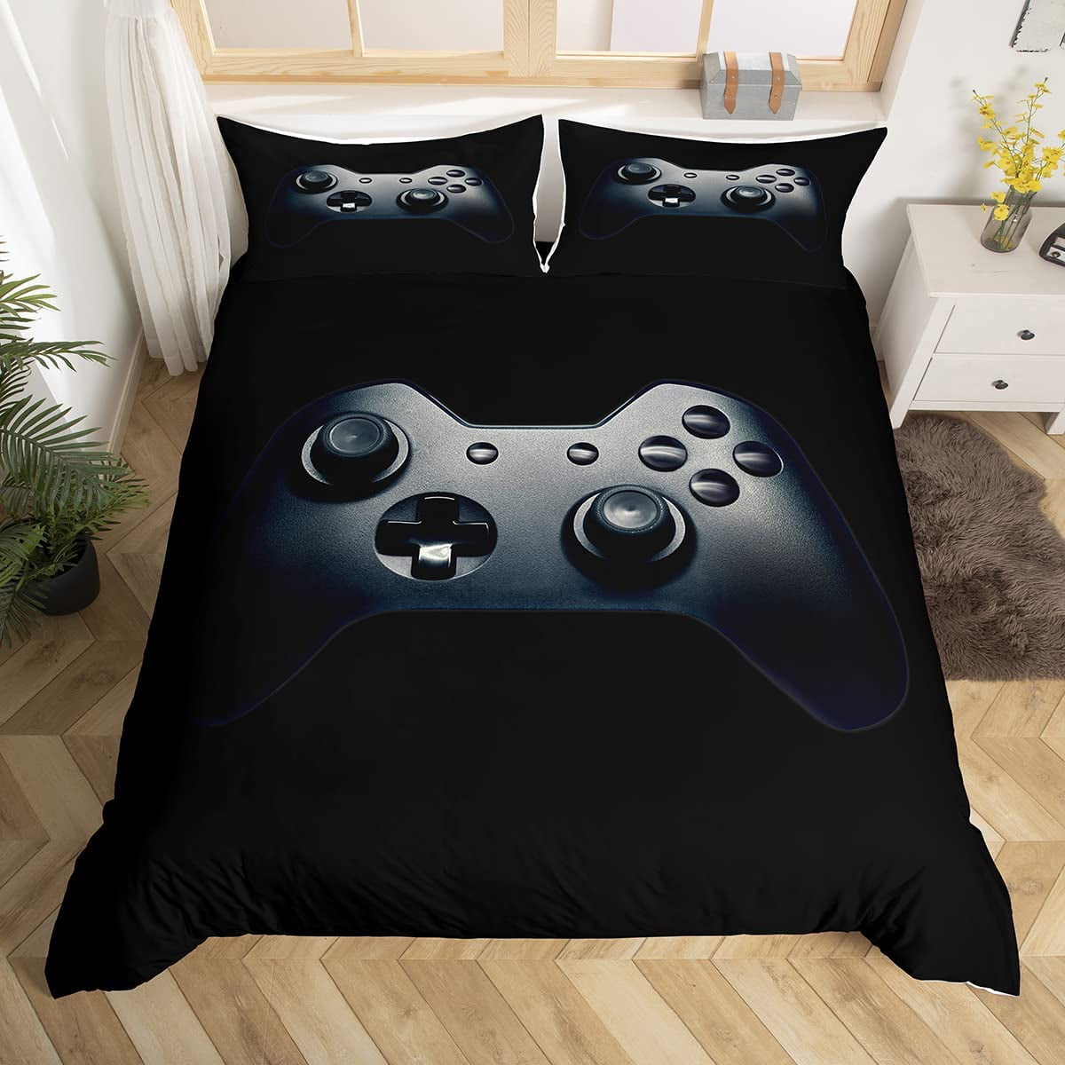 Erosebridal Gaming Bedding Set Gamepad Duvet Cover Gamepad Comforter ...