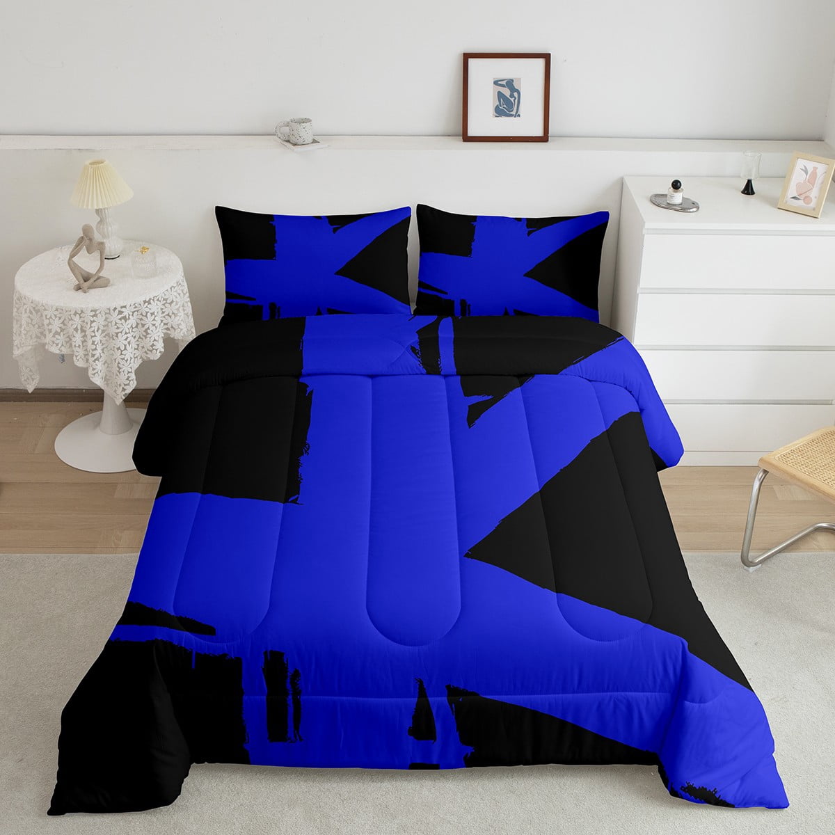 Erosebridal Geometric Graffiti Lines Bedding Sets Full with Comforter ...