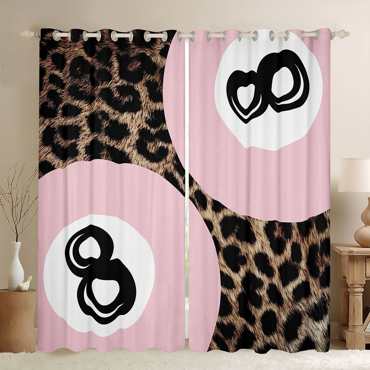 Erosebridal Girls Ball Games Black Out Curtains For Billiards Gamer ...