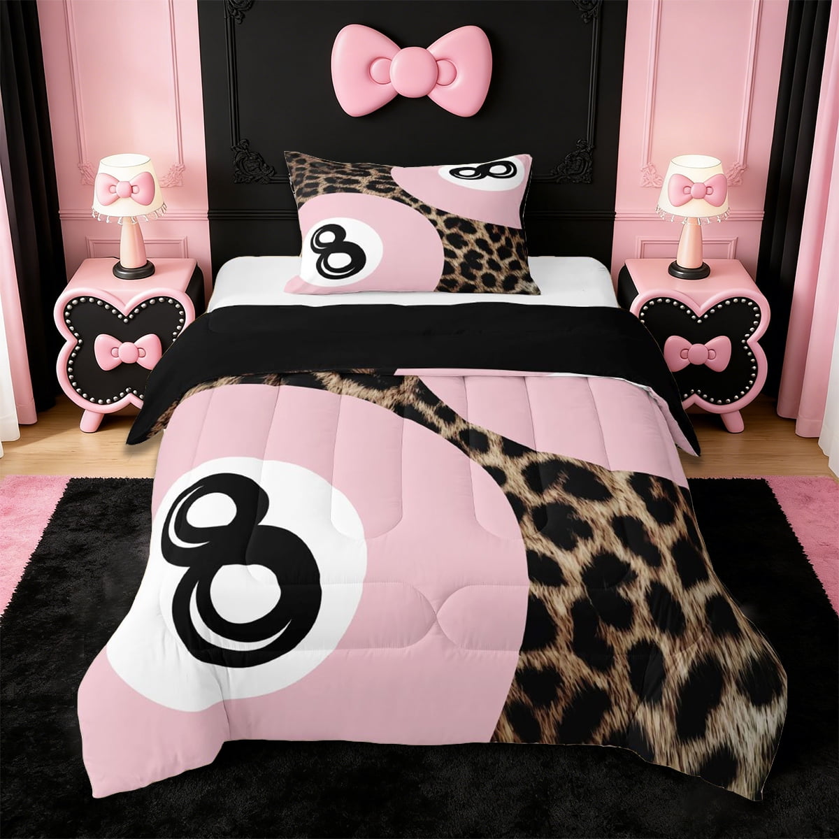 Erosebridal Girls Ball Games Twin Comforter Sets For Billiards Gamer ...