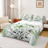 Erosebridal Groovy Floral Bed Sheets Set King Size, Watercolor Flower ...