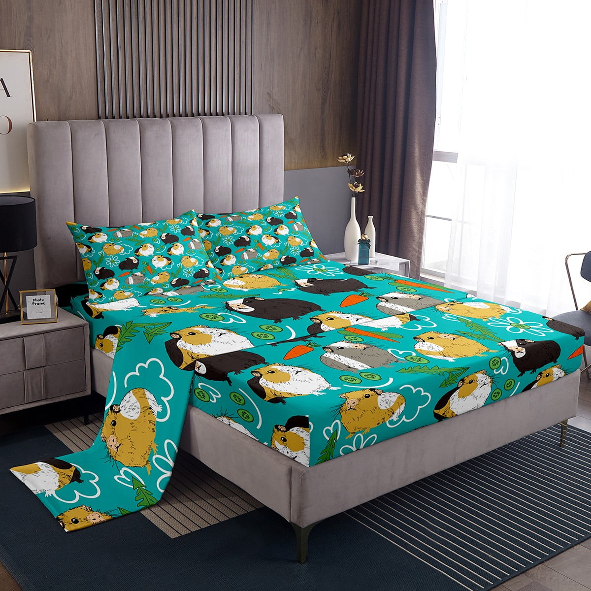 Erosebridal Guinea Pig Sheet Set Twin,Cartoon Animal Bedding Sets Twin ...