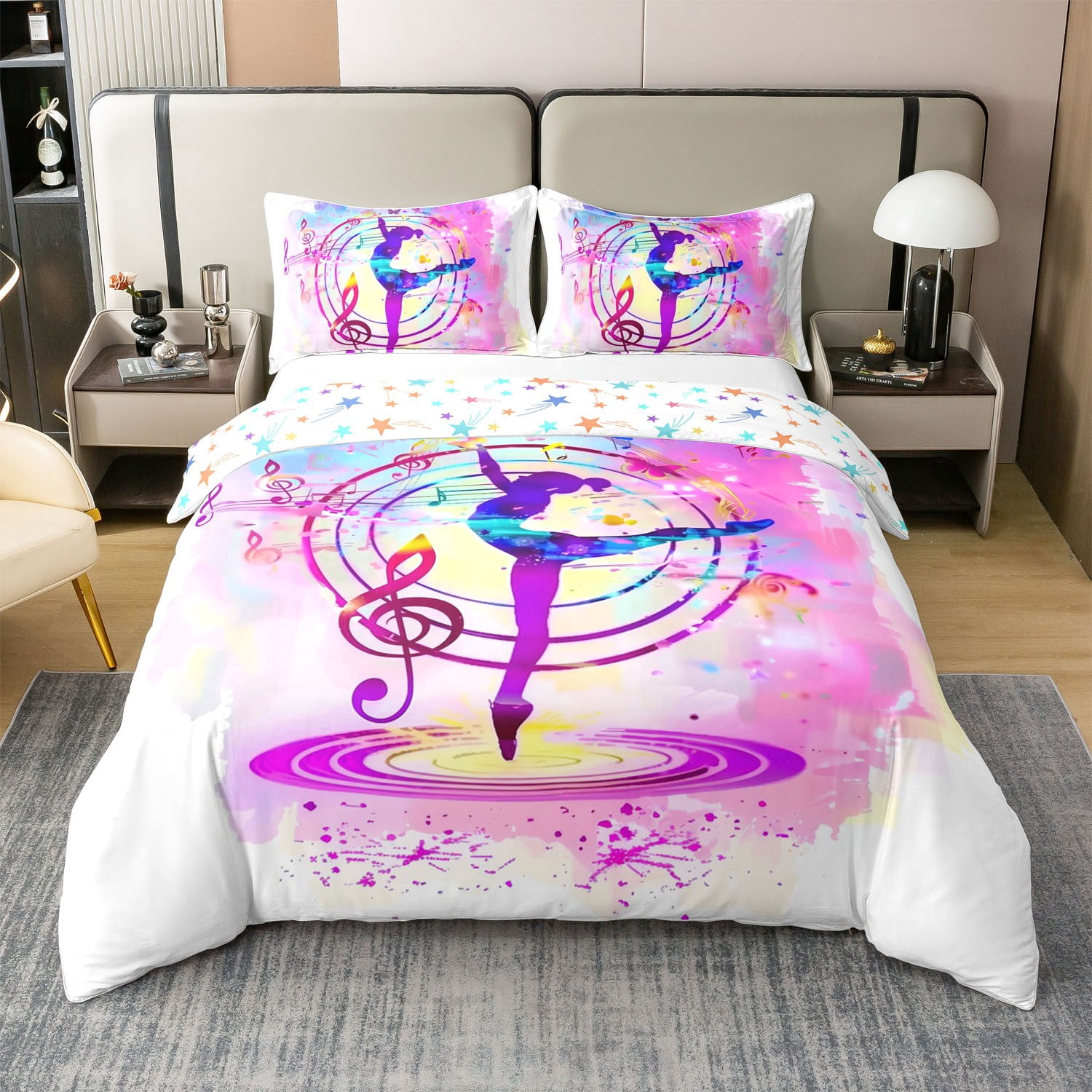 Erosebridal Gymnastics 100% Cotton Duvet Cover Queen Size for Teens ...