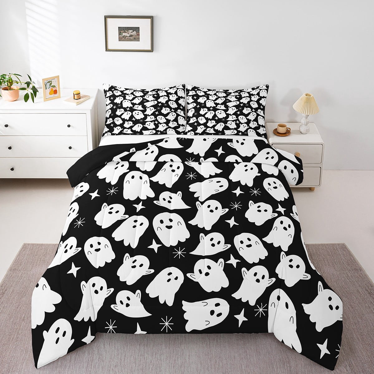 Erosebridal Halloween Spooky Animal Bedding Full Comforter Set, Cartoon ...