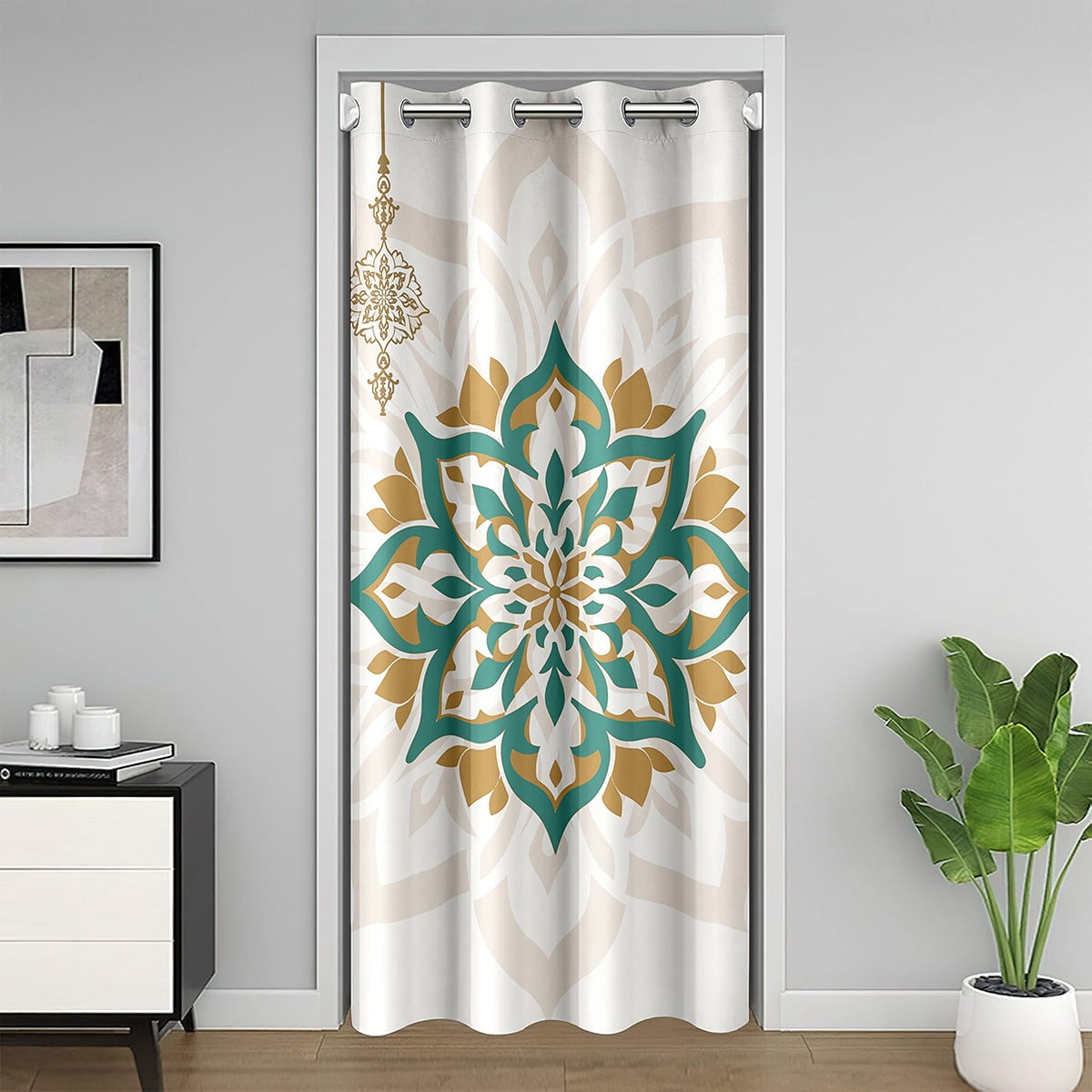 Erosebridal Happy Ramadan Door Curtain For Doorways 80"x59",Exotic ...