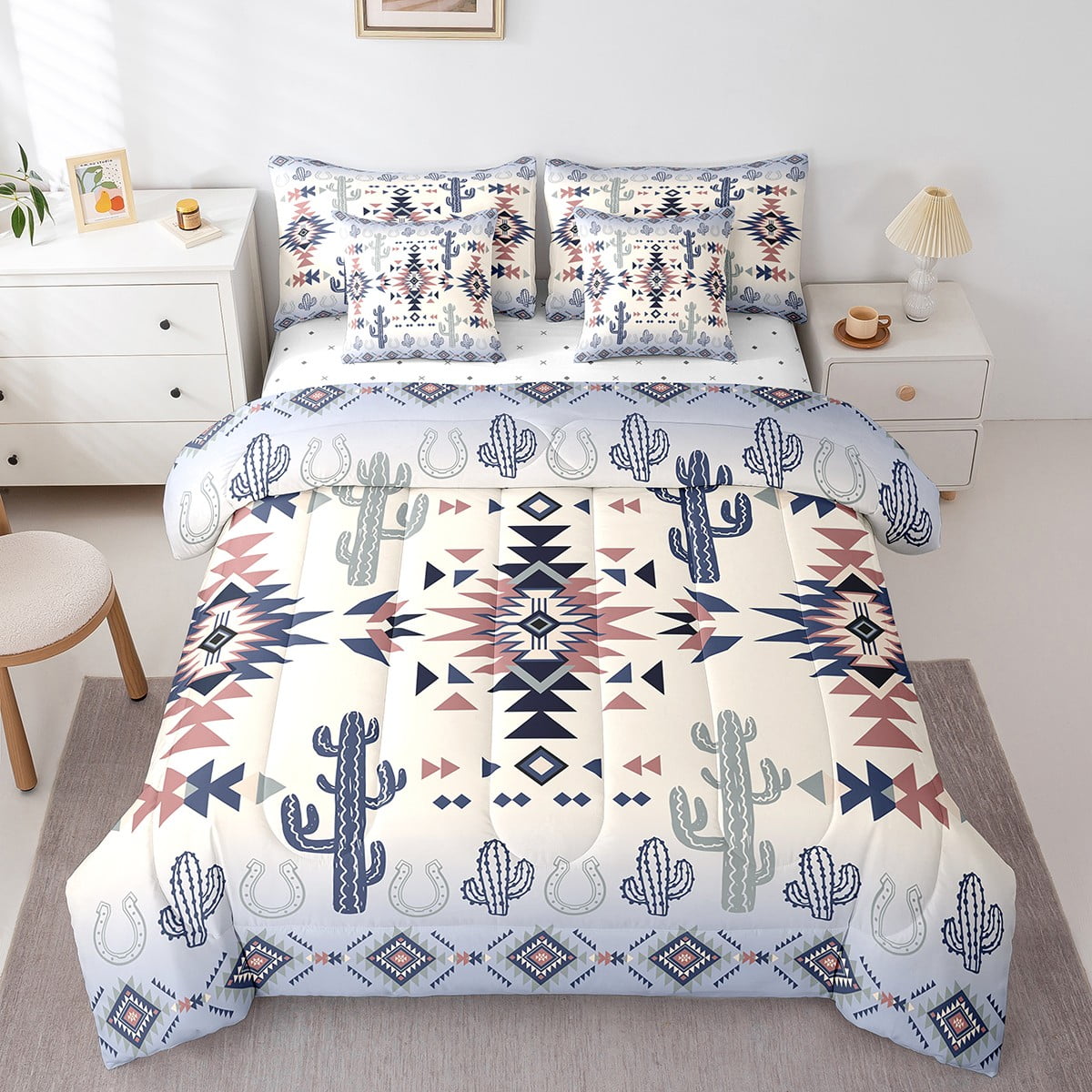 Erosebridal Hippie Aztec Bedding Sets Queen Size, Mandala Boho ...