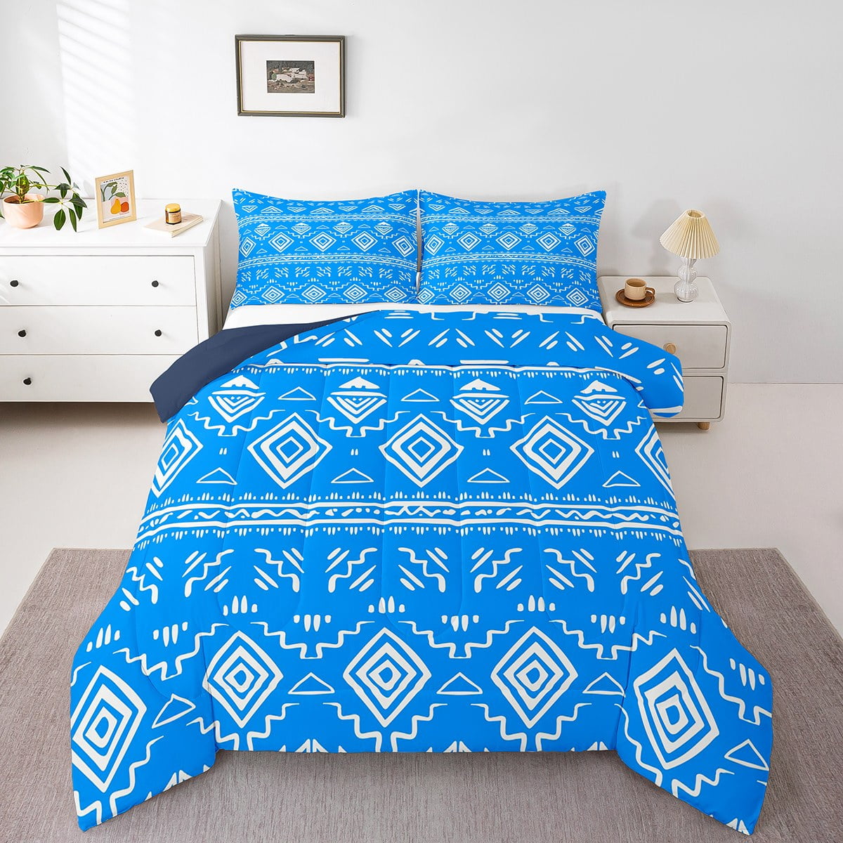 Erosebridal Hippie Aztec Bedding Sets with Comforter, Bohemian ...
