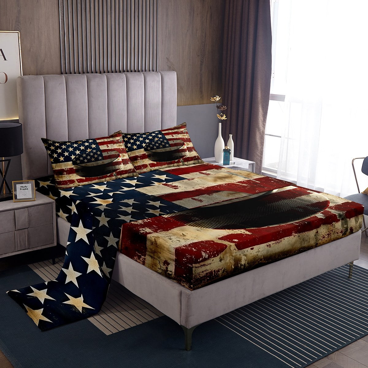 Erosebridal Ice Hockey Sheet Set Queen Size Hockey Punk Bed Sheets Set ...