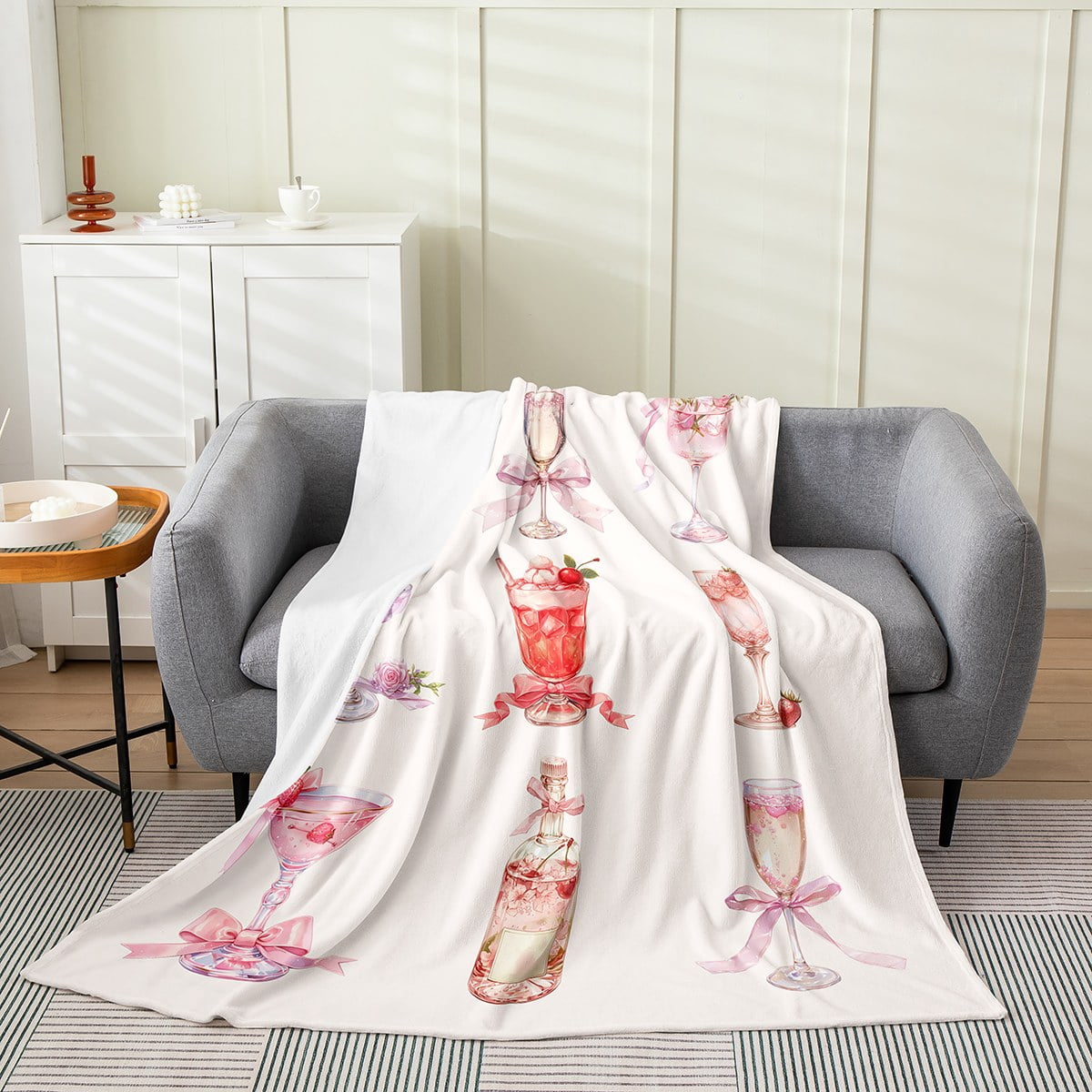Erosebridal Juice Theme Throw Blanket for Couch 50x60, Hawaii Beach ...