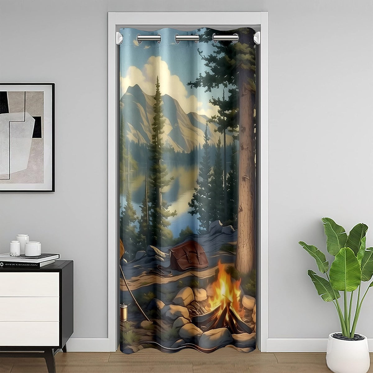 Erosebridal Jungle Adventure Door Curtain Panel 42x84, RV Car Room ...
