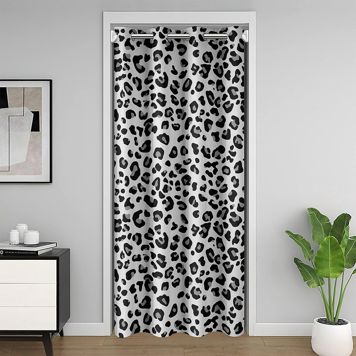 Erosebridal Jungle Wild Animal Door Curtain Panel 42x80,Cheetah Print ...