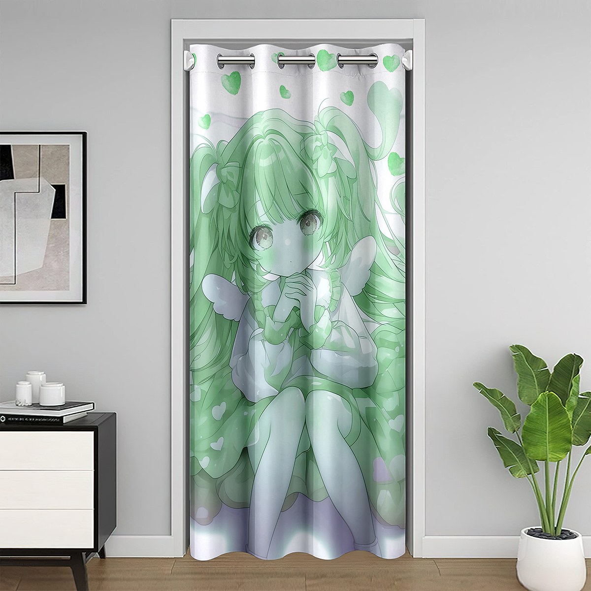 Erosebridal Kawaii Anime Door Curtain Panel 42x80, Japanese Style Room ...