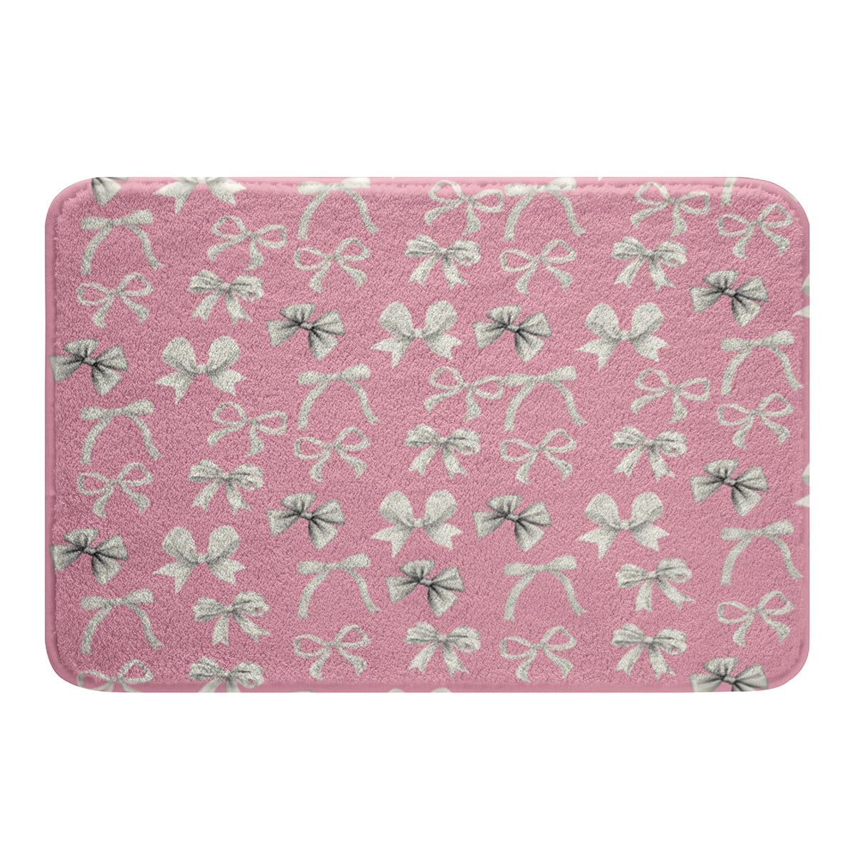 Erosebridal Kawaii Bow Tie Bathroom Rugs 20X32, Cartoon Bowknot ...
