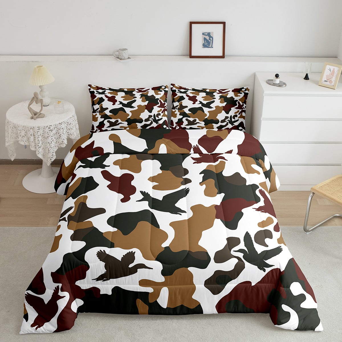 Erosebridal Kawaii Duck Bedding Sets Full with Comforter, Farmhouse ...