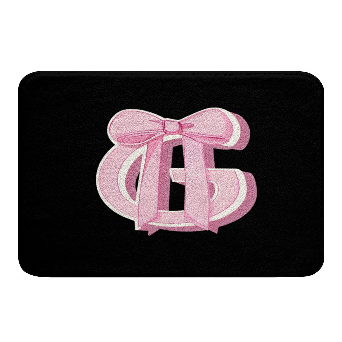 Erosebridal Kawaii Initial Letter Bathroom Rugs 16x24, Monogrammed G ...