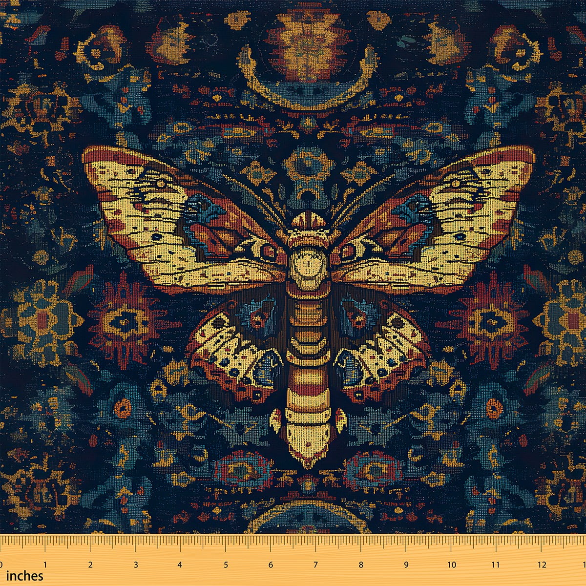 Erosebridal Death Moth Fabric by The Yard 2 Yard Western Upholstery ...