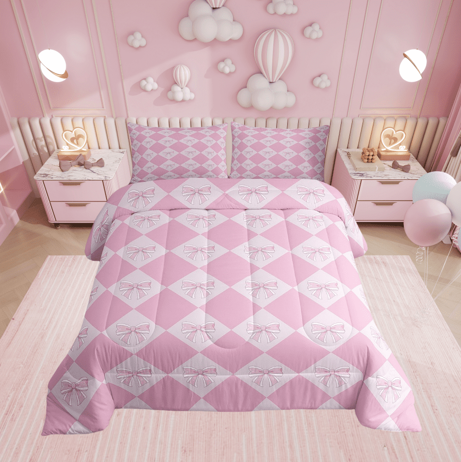 Erosebridal Kawaii Bowknot Comforter Set Queen Fantasy Princess Bedding ...