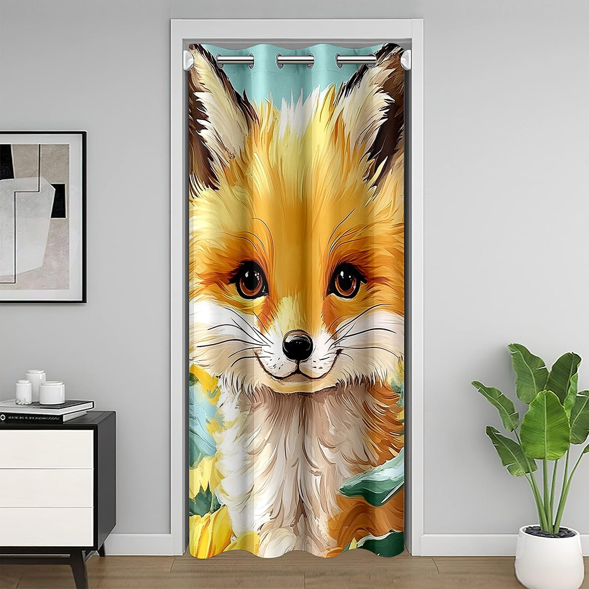 Erosebridal Sea Turtle Door Curtain Panel 59x80, Underwater World Room ...